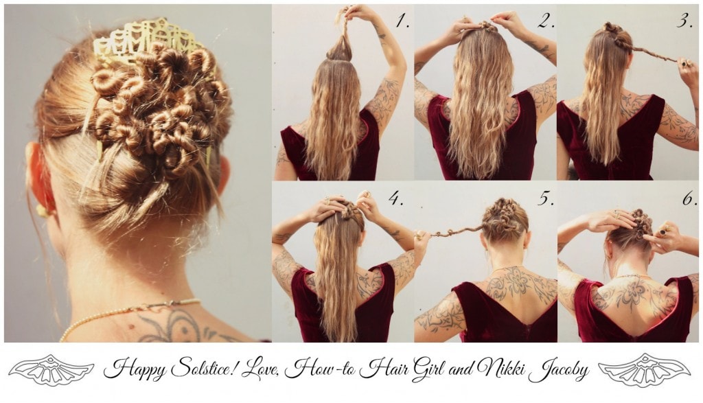 8 Quick Steps How to Make a 90s Winter Bun? - How To Hair Girl